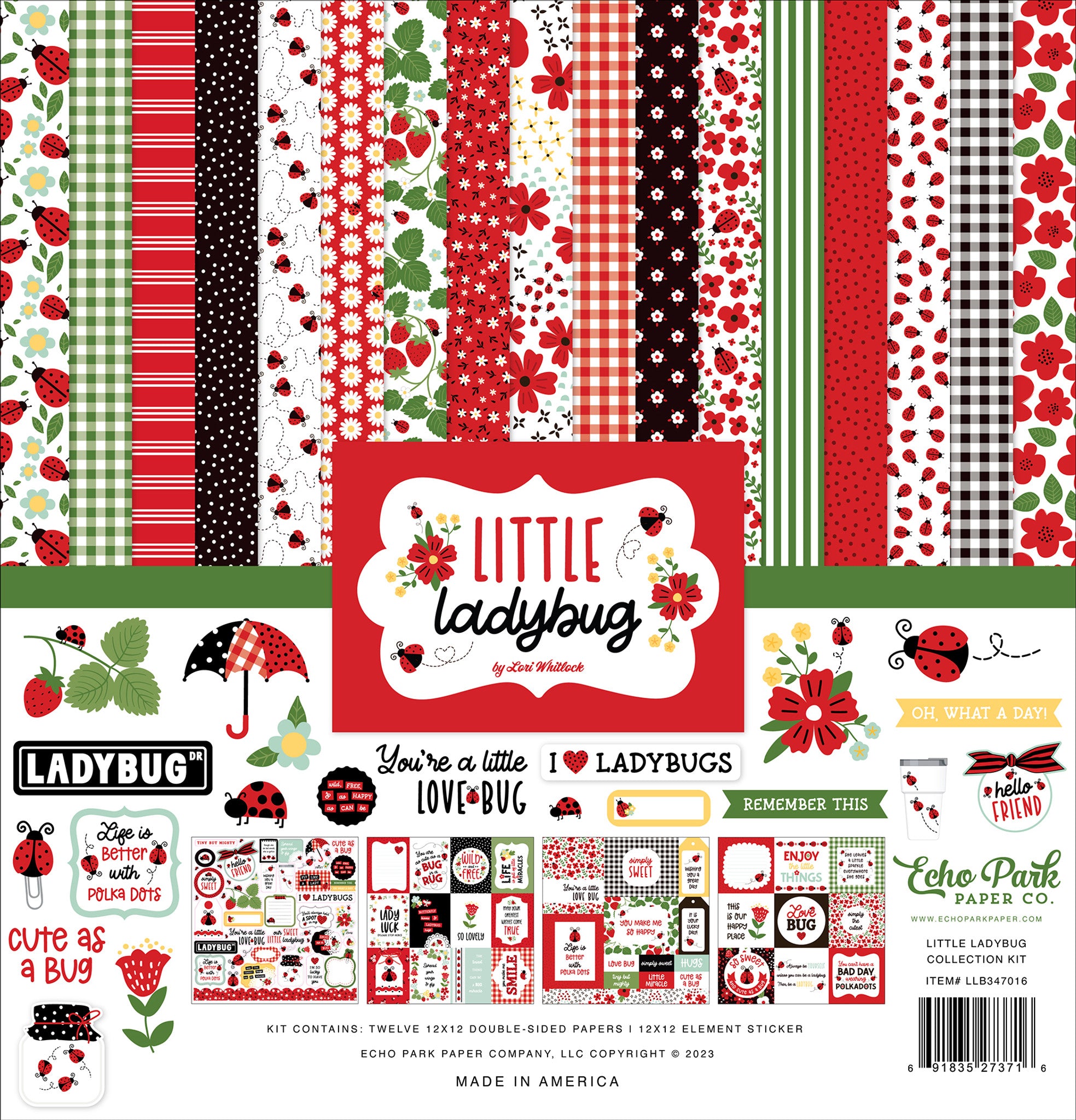 Little Ladybug – Custom Scrapbook Design