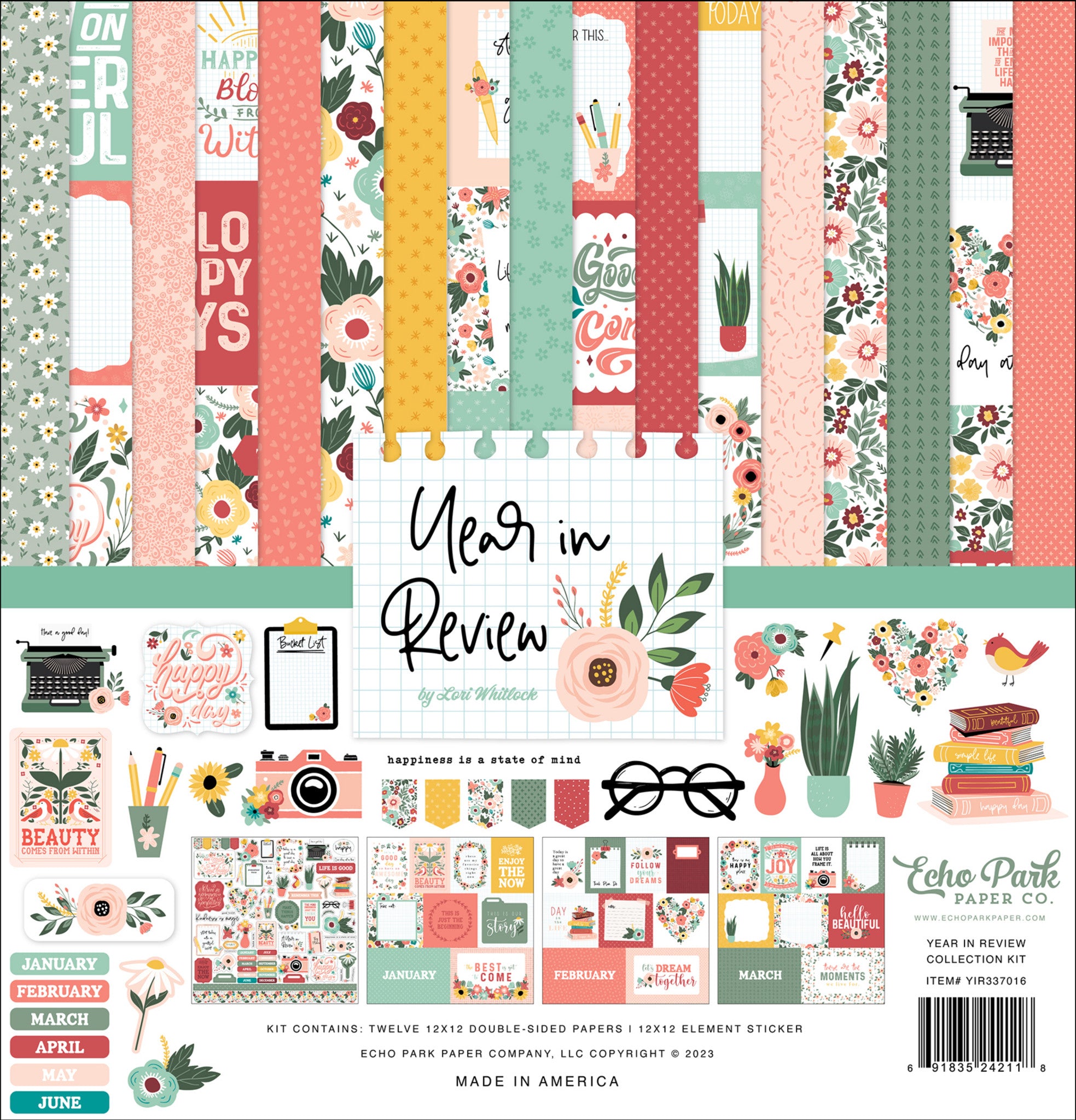 Year in Review – Custom Scrapbook Design