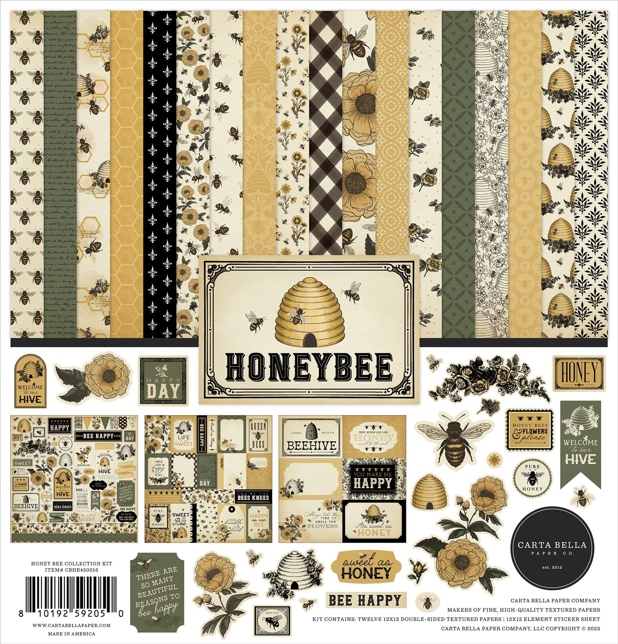 Honey Bee – Custom Scrapbook Design