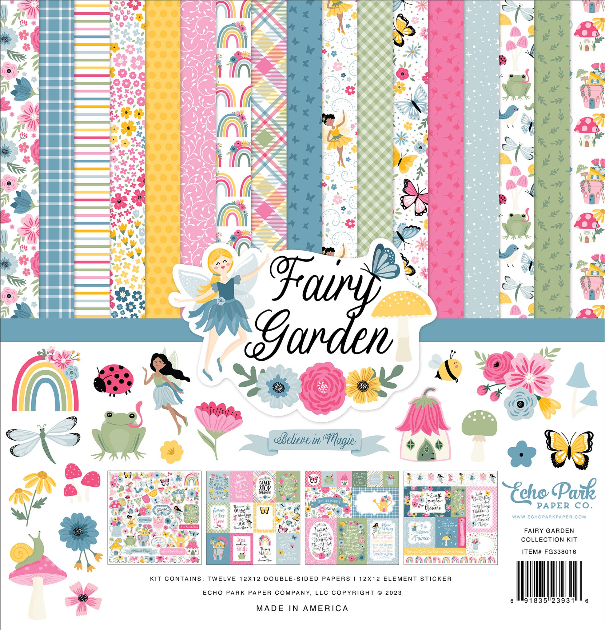 Fairy Garden – Custom Scrapbook Design