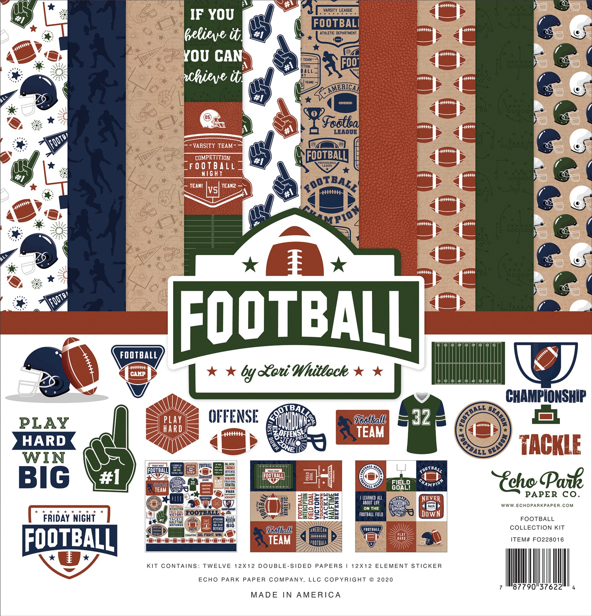 Football – Custom Scrapbook Design