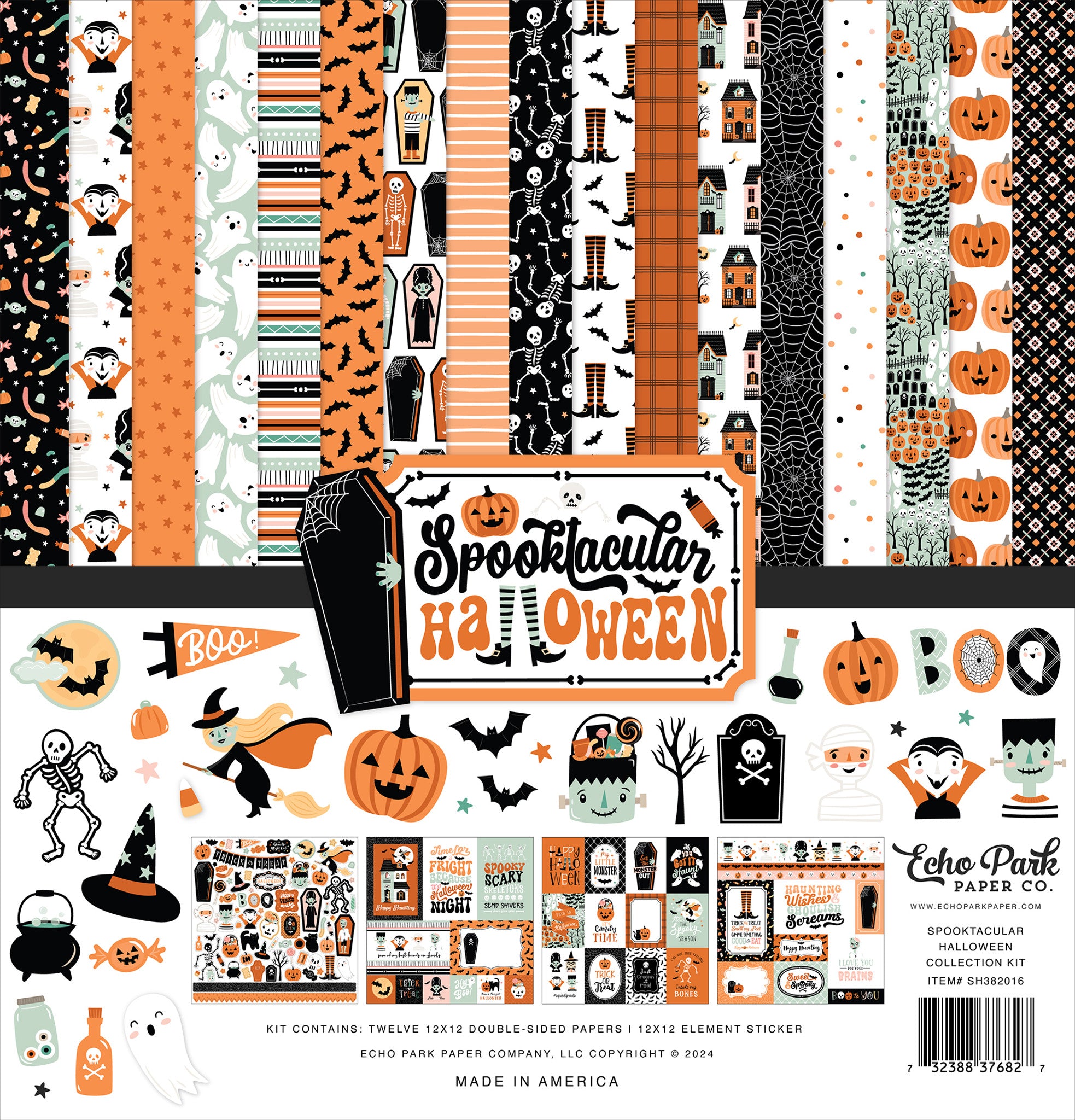 Spooktacular Halloween – Custom Scrapbook Design